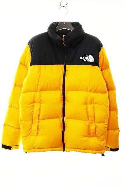 【中古】ザノースフェイス THE NORTH FACE NUPTSE JACKET YELLOW SIZE L ND91631 ヌプシジャケット ダウン 250603