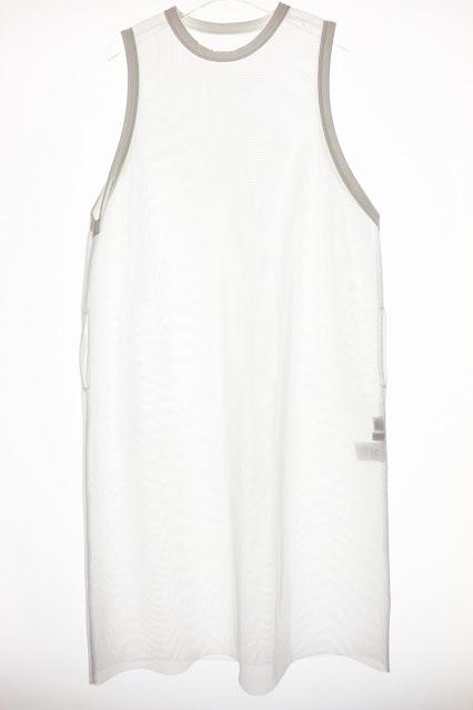 【中古】ハイク HYKE 24SS MESH SLEEVLES DRESS WHITE S 12389-012 メッシュ ノースリーブ ワンピース ●250402