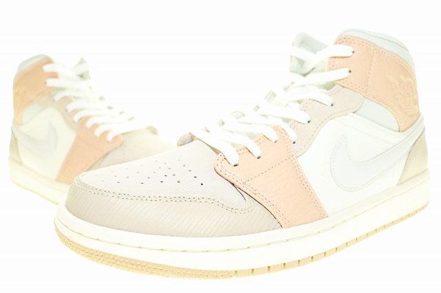 【中古】ナイキ NIKE AIR JORDAN 1 MID MILAN 2020 28cm MILANO CV3044-100 AJ1 エア ジョーダン I ▲■250311