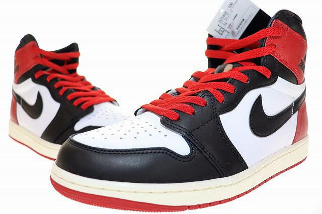 【中古】ナイキ NIKE AIR JORDAN 1 RETRO HIGH OG BLACK TOE 2025 28cm REIMAGINED DZ5485-106 AJ1 ▲■250314