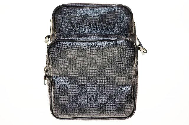 【中古】ルイヴィトン LOUIS VUITTON N41446 ダミエ グラフィット レム ショルダーバッグ ☆AA★●▲250407