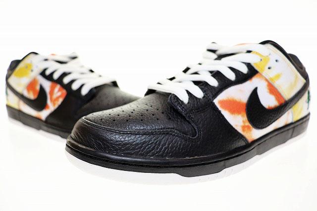 【中古】ナイキ NIKE SB DUNK LOW PRO QS RAYGUNS AWAY 2019 29.5cm TIE-DYE BQ6832-001 ▲■250404