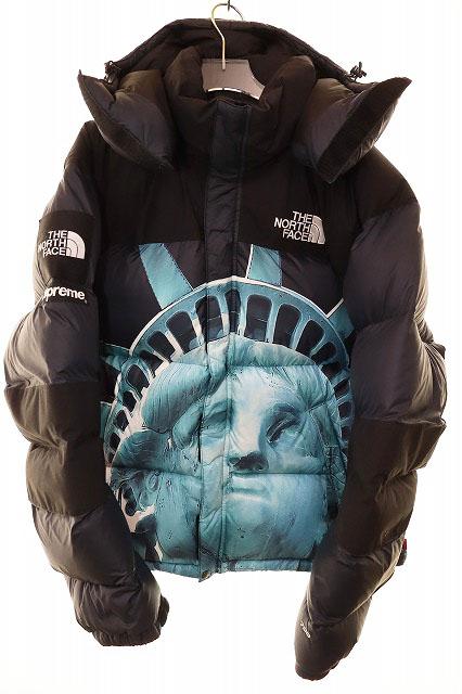 【中古】シュプリーム SUPREME × THE NORTH FACE 19AW STATUE OF LIBERTY BALTORO JACKET BLACK M ☆AA★250712