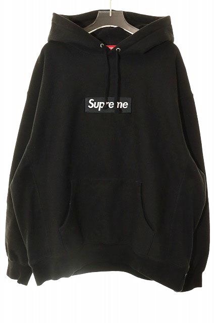 【中古】シュプリーム SUPREME 24AW BOX LOGO HOODED SWEATSHIRT BLACK L ボックスロゴ フーディー ☆AA★250609