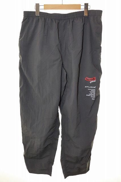 【中古】アップルバム APPLEBUM × CRSB RAIDBACK FABRIC NYLON PANTS GREY XL GT2310801 ●250622