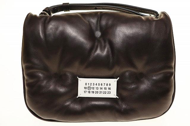 【中古】メゾンマルジェラ Maison Margiela GLAM SLAM FLAP SMALL BLACK SB1WG0019 チェーン ☆AA★●▲■250708