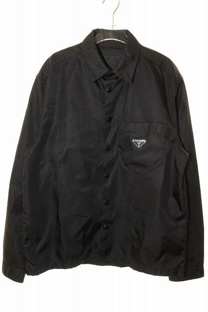 【中古】プラダ PRADA Re-Nylon シャツジャケット Mサイズ SC514 S202 1WQ8 ナイロン ジャケット ☆AA★250801