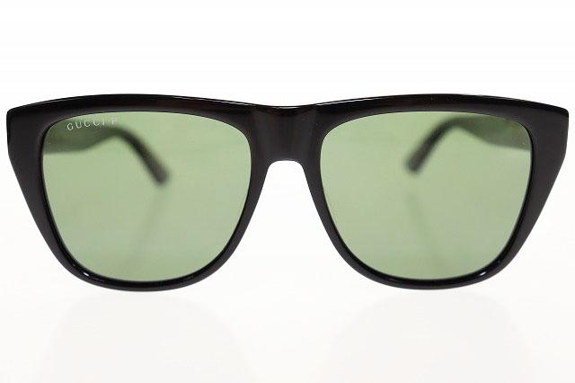 【中古】グッチ GUCCI サングラス 57□16-145 GG0926S-005 アイウェア ウェリントン型 ロゴ ☆AA★▲■250818