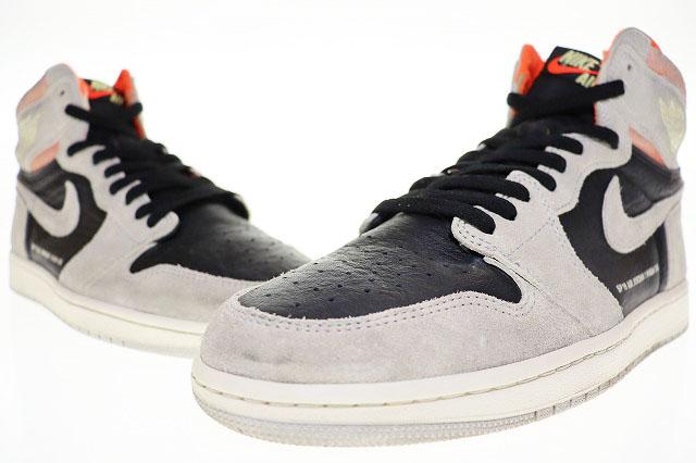 【中古】NIKE AIR JORDAN 1 RETRO HIGH OG NEUTRAL GREY 29cm エア ジョーダン レトロ ハイ ナチュラル グレー