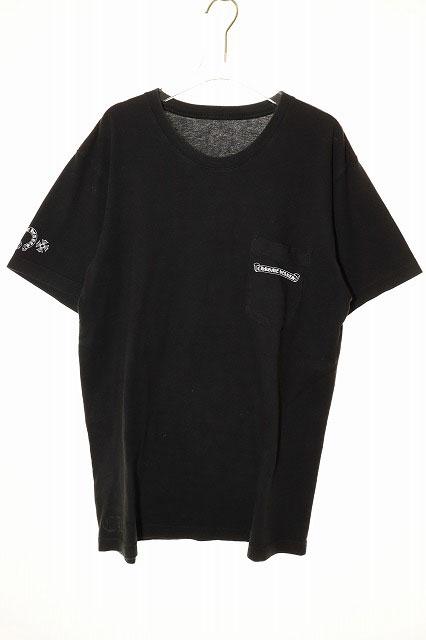 【中古】クロムハーツ CHROME HEARTS MLTCOL CEM CRS TEE BLACK Lサイズ マルチカラー セメタリー ☆AA★ 250911
