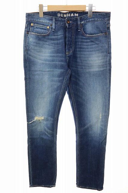 【中古】デンハム DENHAM RAZOR GREB SLIM FIT CANDIANIDENIM W33 L32 レイザー カンディアーニ デニム パンツ 250811