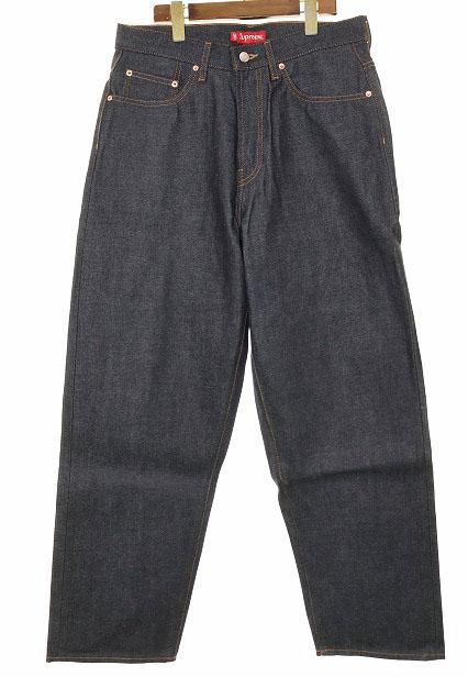 【中古】シュプリーム SUPREME RIGID BAGGY SELVEDGE JEAN 30 リジット バギー セルヴィッジ デニム ジーンズ