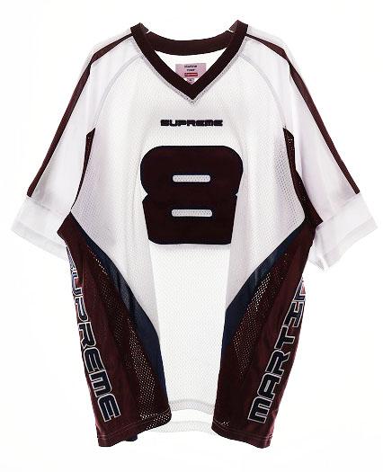 【中古】シュプリーム SUPREME × MARTINE ROSE 24AW FOOTBALL JERSEY XL マーティン ローズ フットボール Tシャツ