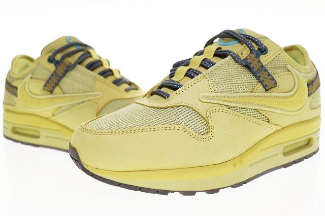 【中古】ナイキ NIKE × CACTUS JACK TRAVIS SCOTT AIR MAX 1 CJ GOLD 25cm DO9392-700 カクタスジャック ▲■251011