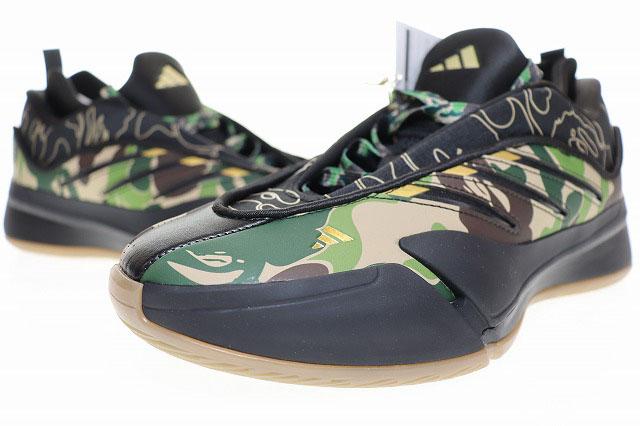 【中古】アディダス adidas × A BATHING APE DAME 9 CORE BLACK CAMO 28cm JH6358 アベイシングエイプ ▲■250831