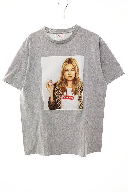 【中古】シュプリーム SUPREME 12SS KATE MOSS TEE GREY M ケイト モス フォト プリント Tシャツ ☆AA★250910