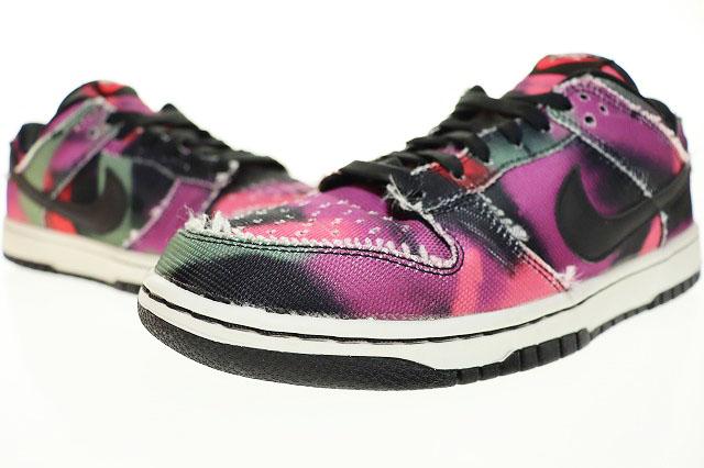 【中古】ナイキ NIKE DUNK LOW RETRO PRM GRAFFITI PINK BLACK 27.5cm DM0108-002 ダンク ロー レトロ ▲■250811