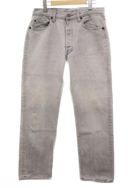 【中古】リーバイス Levi's 80s DENIM PANTS GREY W34 L30 501-0657 デニム パンツ グレー ストレート USA製 ジーンズ