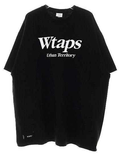 【中古】ダブルタップス WTAPS 22SS URBAN TERRITORY TEE BLACK SIZE 04 アーバン テリトリー Tシャツ ブラック ロゴ