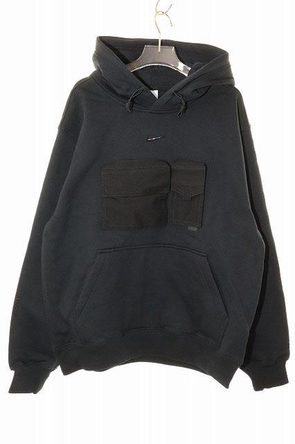 【中古】ナイキ NIKE × DRAKE NOCTA TECH HOODIE BLACK L DA3991-010 ドレイク ノクタ テック フーディ ■250823