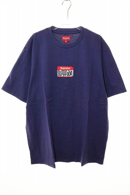 【中古】シュプリーム SUPREME GONZ NAG S/S TOP NAVY XL ゴンズ ネームタグ ☆AA★■250914