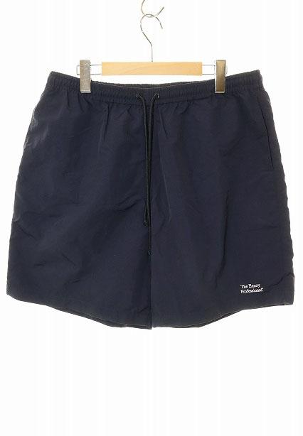 【中古】ザエンノイプロフェッショナル The ennoy Professional 22SS NYLON SHORT PANTS NAVY XL 250826