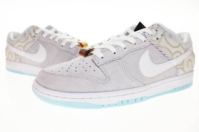 【中古】ナイキ NIKE DUNK LOW RETRO SE BARBER SHOP 28cm ダンク ロー レトロ バーバー ショップ ▲■250827