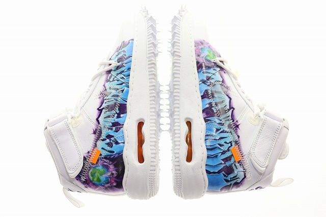 中古】ナイキ NIKE × OFF WHITE AIR FORCE 1 MID SP GRAFITTI 28cm