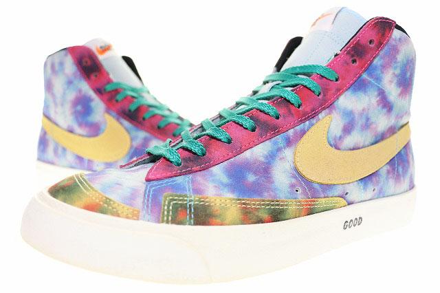 【中古】ナイキ NIKE BY YOU BLAZER MID 26.5cm DA7564-991 バイ ユー ブレーザー ミッド マルチカラー ▲250930