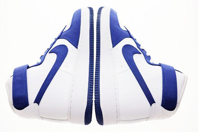 【中古】ナイキ NIKE AIR FORCE 1 HIGH LV8 EMB DODGERS 28.5cm DC8168-100 エア フォース ドジャース ▲■250908
