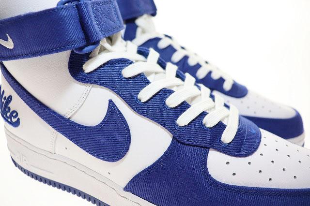 【中古】ナイキ NIKE AIR FORCE 1 HIGH LV8 EMB DODGERS 28.5cm DC8168-100 エア フォース ドジャース ▲■250908