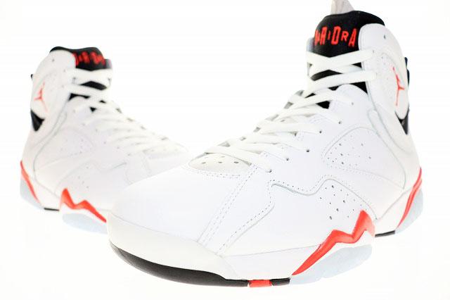 【中古】ナイキ NIKE AIR JORDAN 7 RETRO WHITE INFRARED 2023 28cm CU9307-160 AJ7 エア ジョーダン ▲■250919