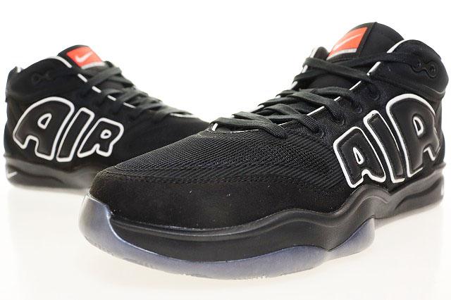 【中古】ナイキ NIKE AIR ZOOM G.T. HUSTEL 2 ASW EP 28.5cm FZ5744-002 エアズーム ハッスル ブラック ▲■250906