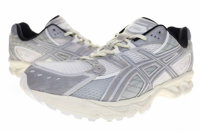 【中古】アシックス asics × MIN-NANO GEL-NIMBUS10.1 WHITE SHEET ROCK 30.5cm ミンナノ ゲル ニンバス ▲■251023