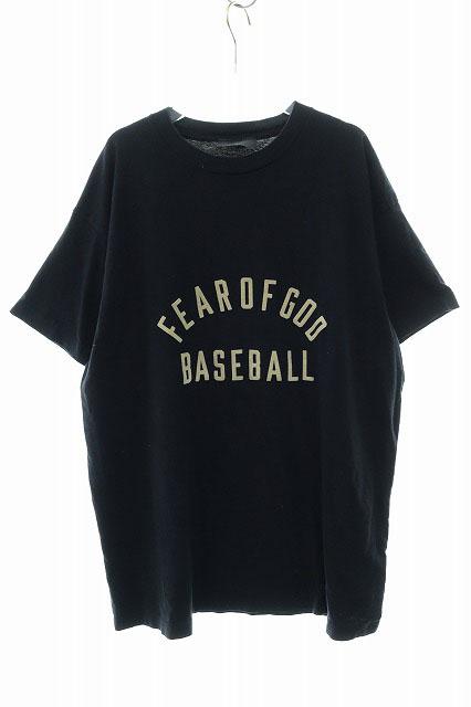 【中古】フィアオブゴッド Fear of God SEVENTH COLLECTION BASEBALL T-SHIRT L フロッキー ロゴ ☆AA★251010