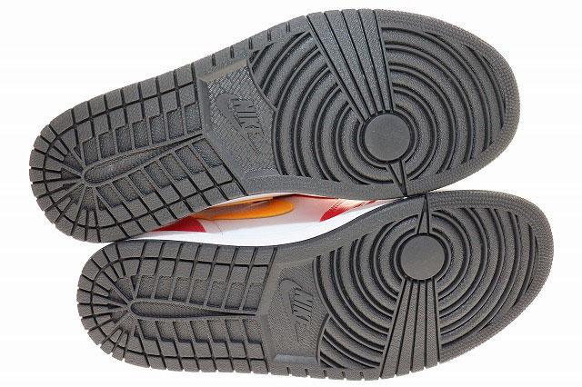 【中古】ナイキ NIKE AIR JORDAN 1 RETRO HIGH OG LIGHT FUSION RED 28.5cm フュージョンレッド ▲■250918