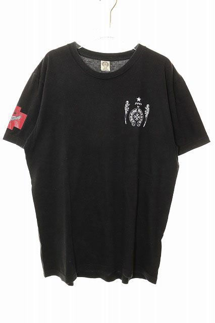 【中古】クロムハーツ CHROME HEARTS CH T-SHRT FOTI 1 BLACK L 2212-304-0671 フォティ スカルロゴ ☆AA★251012