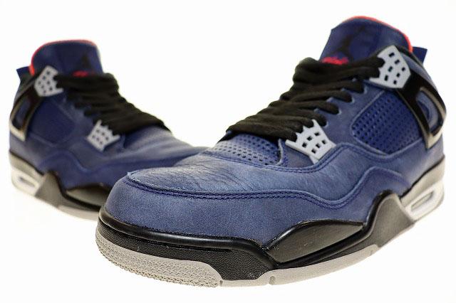 【中古】ナイキ NIKE AIR JORDAN 4 RETRO WNTR 2019 30cm WINTERIZED LOYAL BLUE CQ9597-401 AJ4 ▲250922
