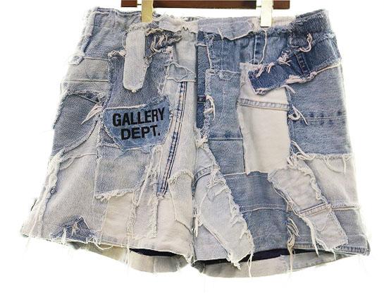 【中古】GALLERY DEPT. PATCHWORK DENIM ZUMA XL ギャラリーデプト パッチワーク デニム ズマ ショート パンツ