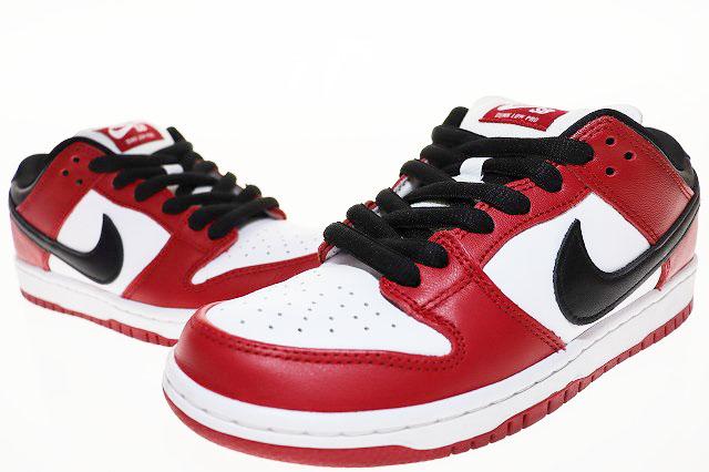 【中古】ナイキ NIKE SB DUNK LOW PRO J-PACK VARSITY RED CHICAGO 24cm BQ6817-600 ●▲■251006