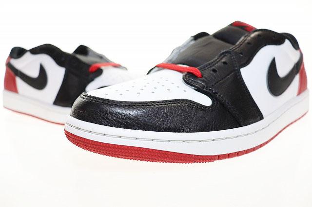 【中古】ナイキ NIKE AIR JORDAN 1 RETRO LOW OG BLACK TOE 28cm CZ0790-106 エア ジョーダン ▲■250924