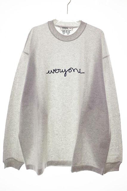【中古】エブリワン everyone LOGO BY VINCENT L/S TEE GREY XL EV23-CS10 ロゴ ロングスリーブT ロンT 長袖 251007