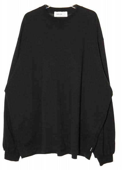 【中古】everyone HIGH-GAUGE COTTON LONG SLEEVE TEE SHIRT BLACK XL エブリワン ハイ ゲージ コットン ロンT
