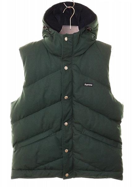 【中古】シュプリーム SUPREME 12AW HOODED DOWN VEST S フーデッド ダウン ベスト ☆AA★251203
