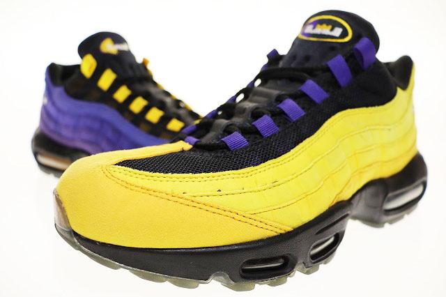 【中古】ナイキ NIKE AIR MAX 95 NRG  TEAM LEBRON LAKERS 29cm CZ3624-001 エア マックス レブロン ▲■251016
