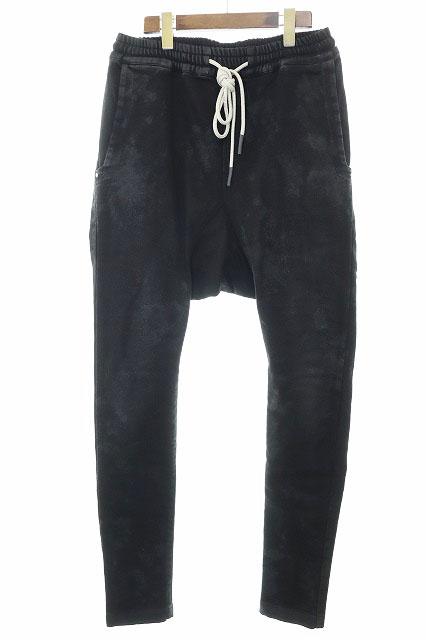 【中古】エーエフアーティファクト A.F ARTEFACT 25AW COATING BONDING SAROUEL SKINNY DENIM BLACK SIZE2 ●■251016