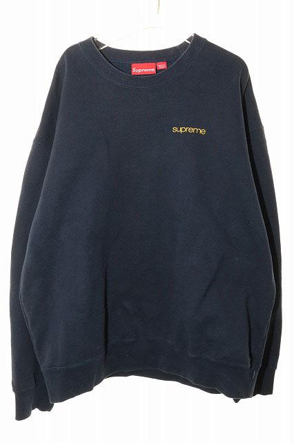 【中古】シュプリーム SUPREME 23AW NYC CREWNECK NAVY XL ニューヨークシティ クルーネック スウェット ☆AA★251127