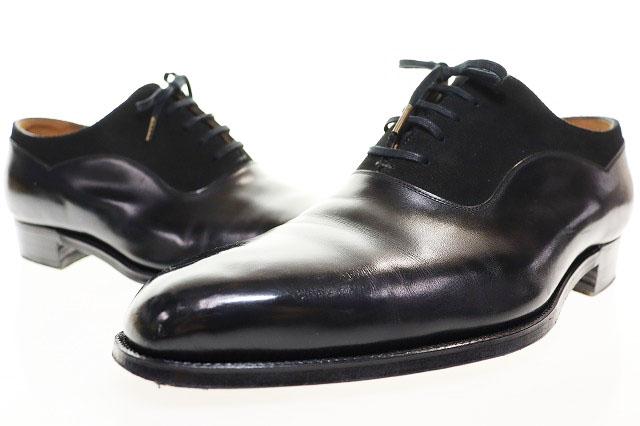 【中古】クレマチス CLEMATIS ビスポーク コンビプレーントゥ カーフ レザー シューズ スエード 革靴 ●▲■251022