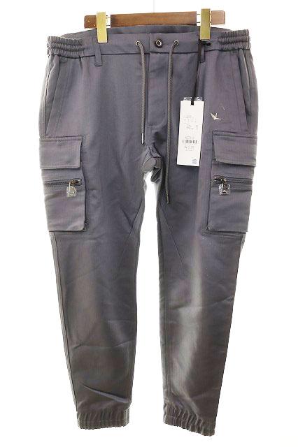 【中古】ウノピュウノウグァーレトレ リラックス 1PIU1UGUALE3 RELAX スリムカーゴパンツ グレー Lサイズ ■251204