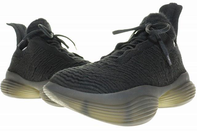 【中古】グラウンズ grounds INTERSTELLAR BREED BLACK 27.5cm インターステラー スニーカー 厚底 ▲■251106